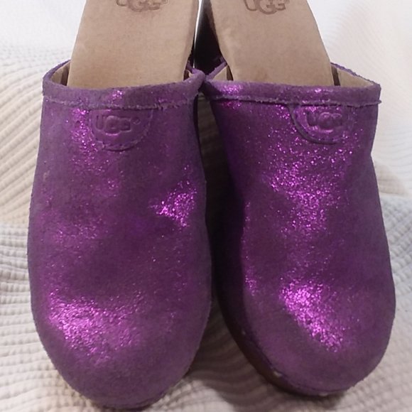 UGG | Shoes | Ugg Australia Evie Girls Purple Clogs Size | Poshmark